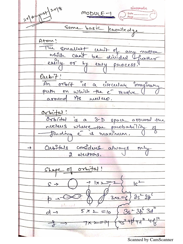 Chemistry (Unit 1) | PDF