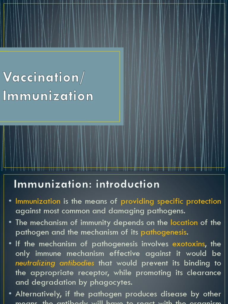 Vaccination Immunization | PDF | Vaccines | Virus