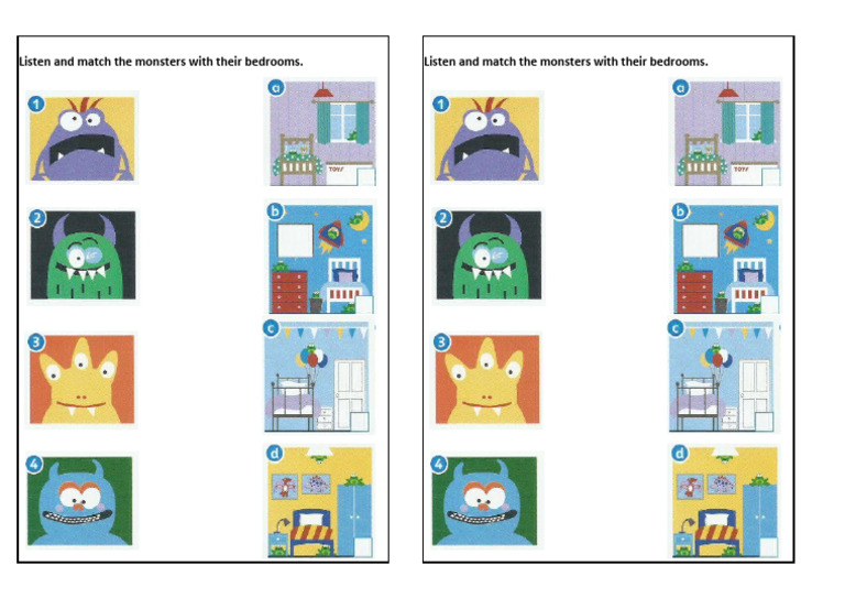Year 2 Unit 6 (Monster and Bedrooms) | PDF