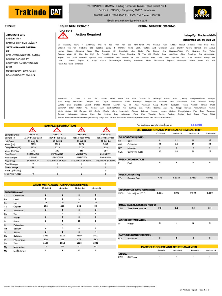 Ex10-010 Engine 27-07-2024 | PDF | Chromium | Nickel