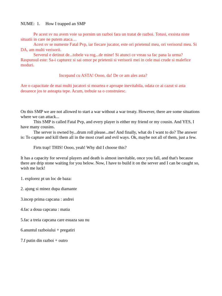 scenariu yt (2) | PDF