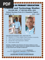 G9 R.E Past Papers and Marking Keys (2015 - 2021) | PDF | Jesus | God