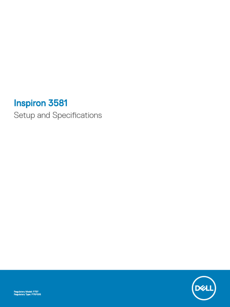DELL inspiron-15-3581-laptop_setup-guide_en-us | PDF | Usb | Computer ...