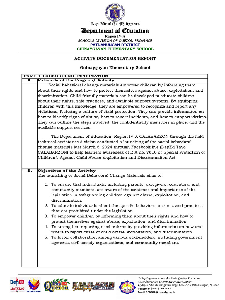 Empowering Child Safety Education | PDF | Learning | Teachers