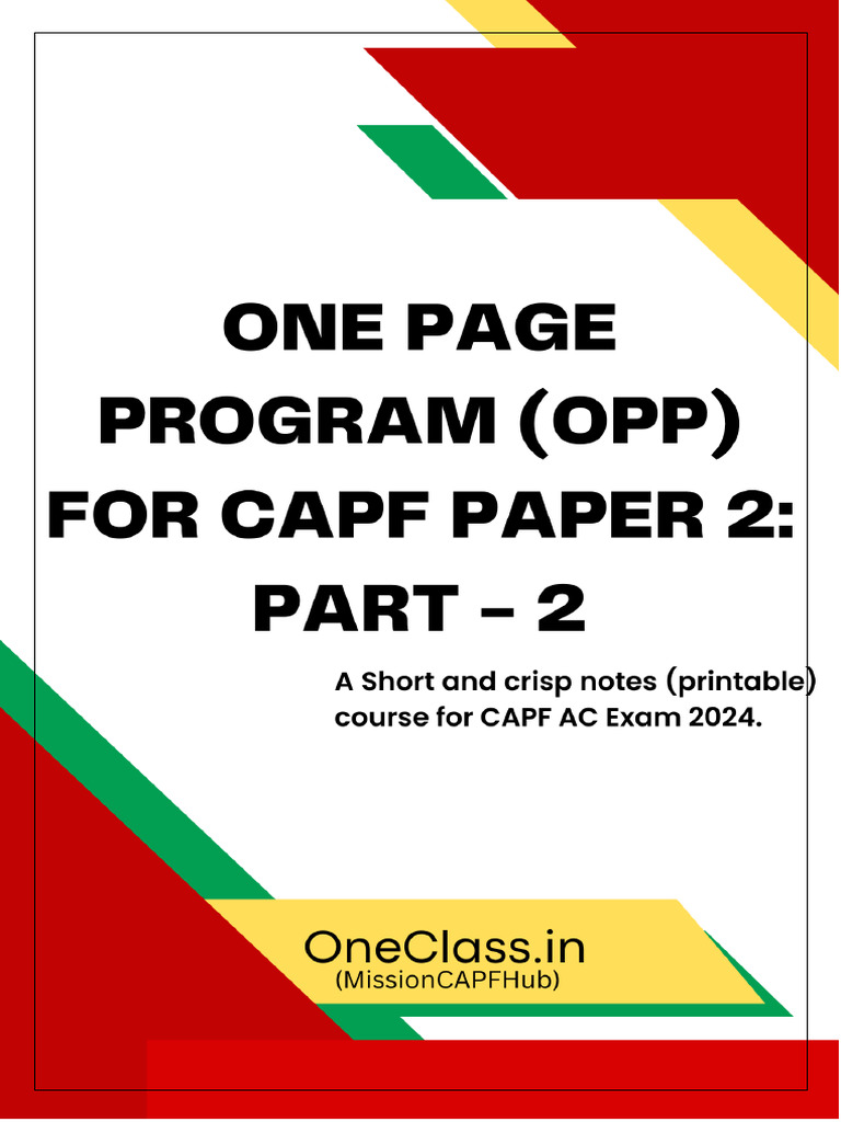 One Page Program OPP Part 2 Final 38805877 2024 07 10 21 33 | PDF | Food Security | Malnutrition