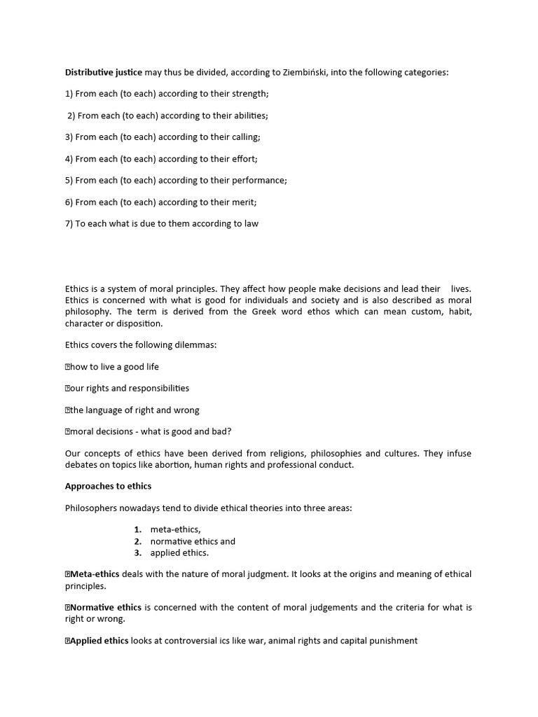 Ethics Pdf Morality Virtue Ethics