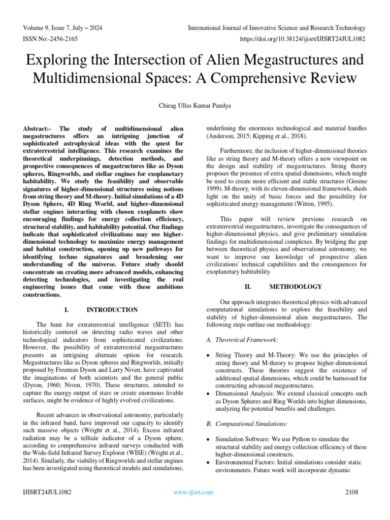 Exploring The Intersection of Alien Megastructures and Multidimensional ...