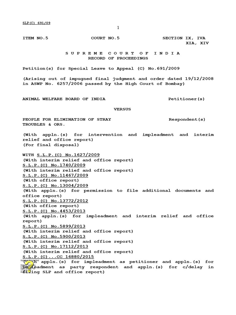 691, No State Act, Only Central | PDF | Slaughterhouse | Animal Welfare