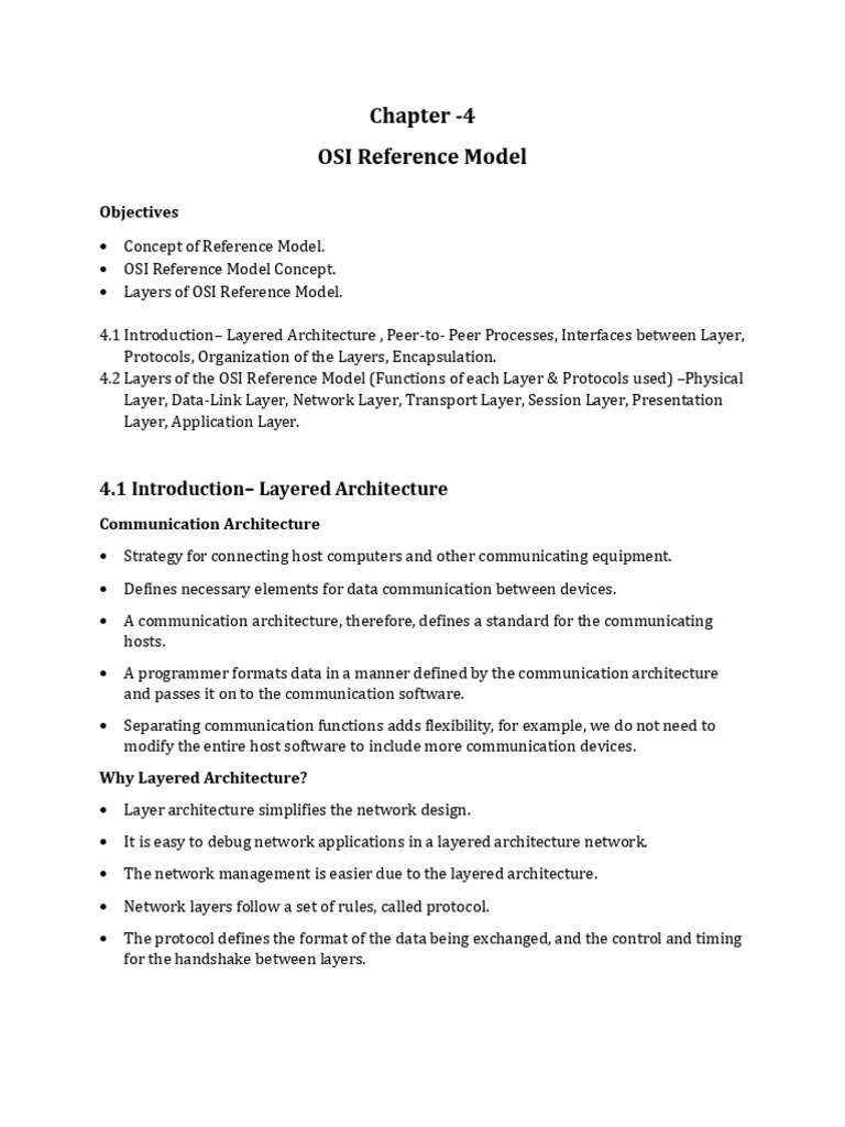 Chapter 4 | PDF | Osi Model | Computer Network