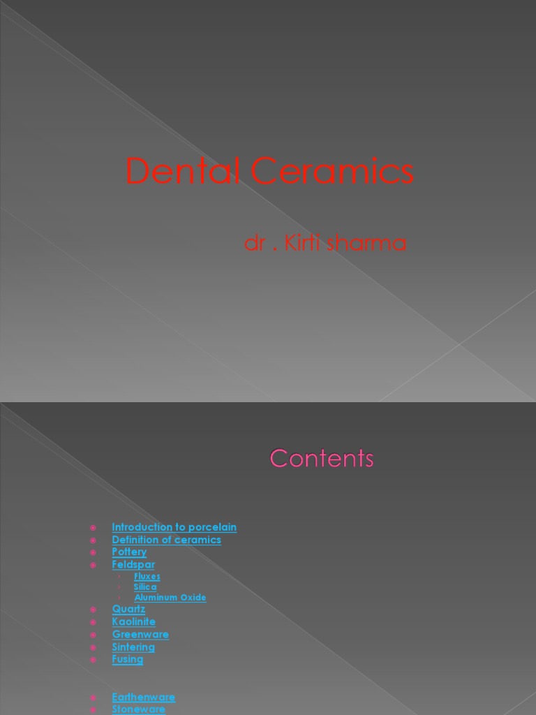 Dental Ceramics | PDF | Glasses | Silicon Dioxide