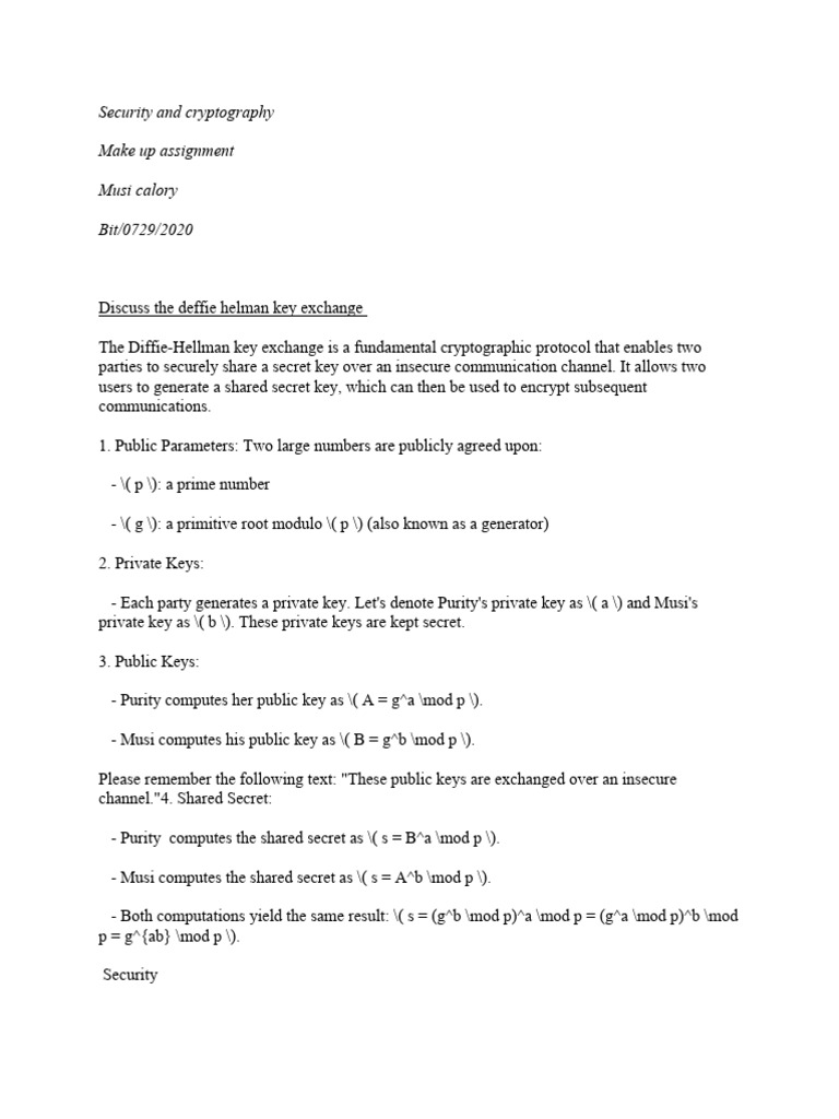 Security and Cryptography Bit | PDF | Public Key Cryptography | Key ... Security and Cryptography Bit | PDF | Public Key Cryptography | Key ...