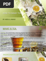 Tea Making Flowchart in 6 Steps | PDF