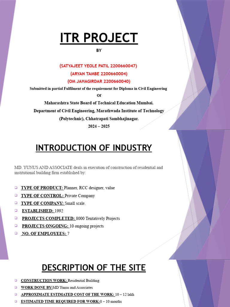 Itr Project | PDF | Concrete | Stairs