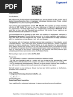 Deloitte Offer Letter - Merged | PDF | Intellectual Property | Employment