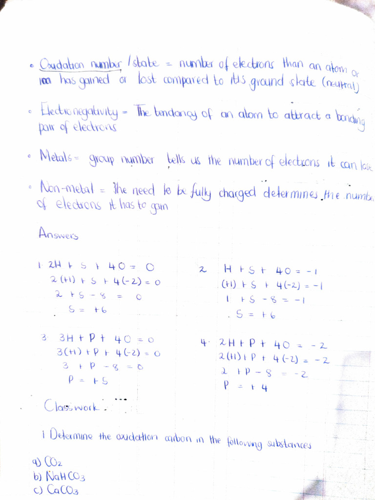Oxidation Numbers, Redox Reactions | PDF | Redox | Electrochemistry