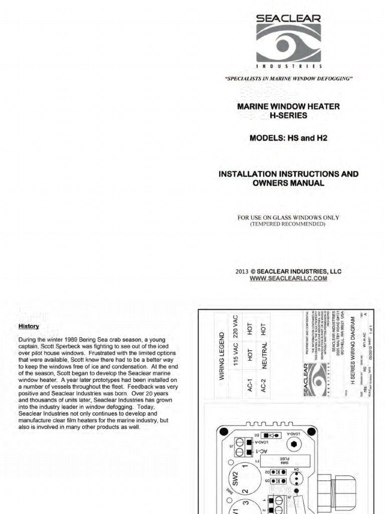 60e4845db46a0d09ed5c62e6 - SEACLEAR H-Series Instructions-Manual | PDF ...