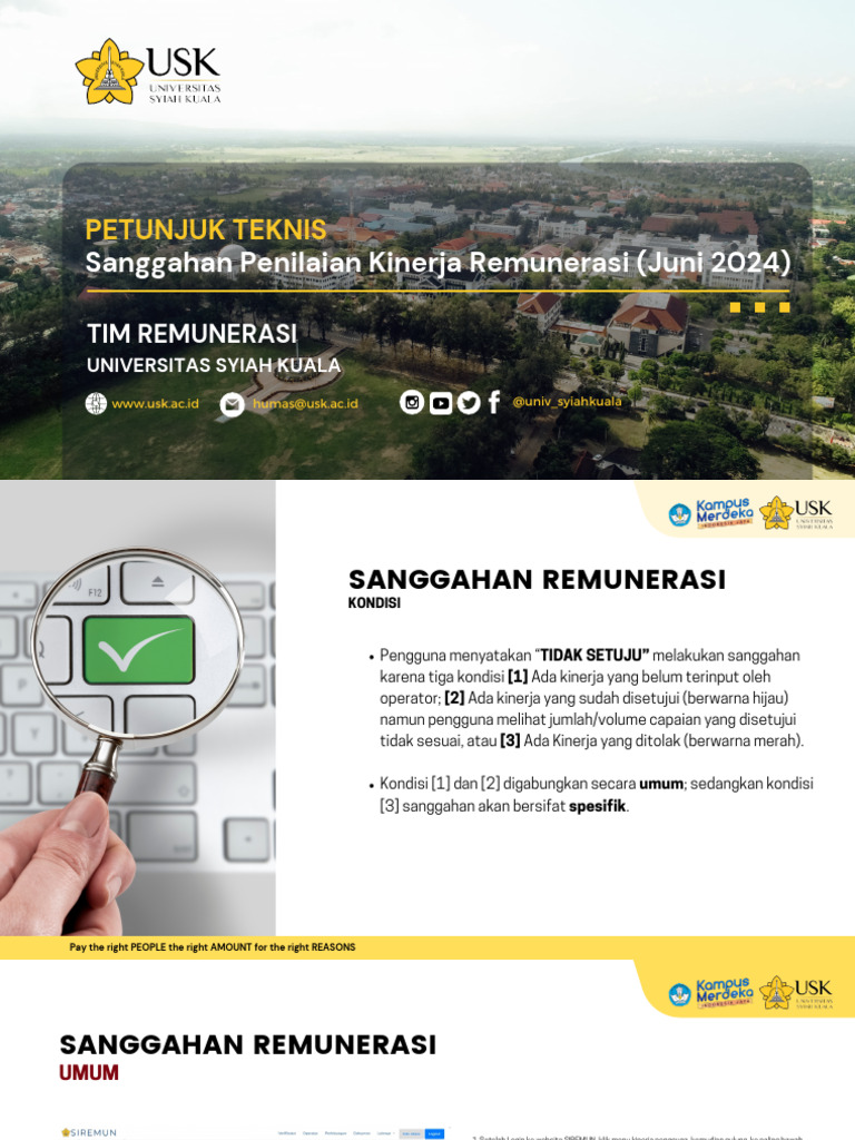 Petunjuk Teknis Sanggah Remun USK | PDF | Bisnis | Komputer