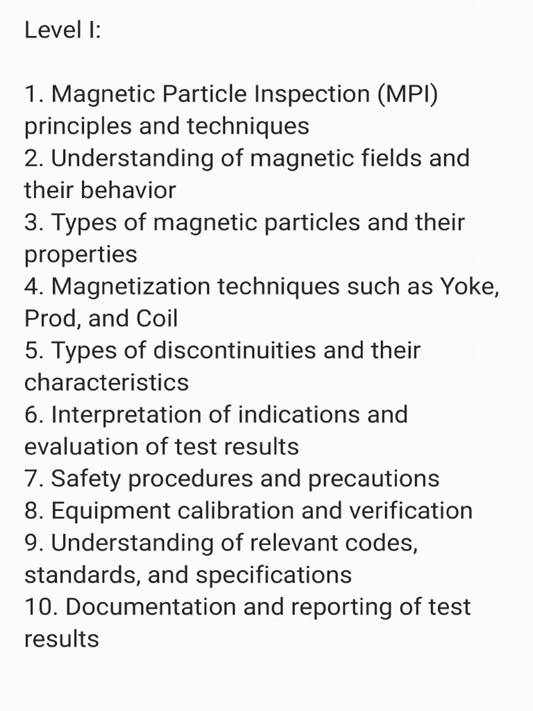 Level I and Level II Technical Concepts - 230601 - 142840 | PDF