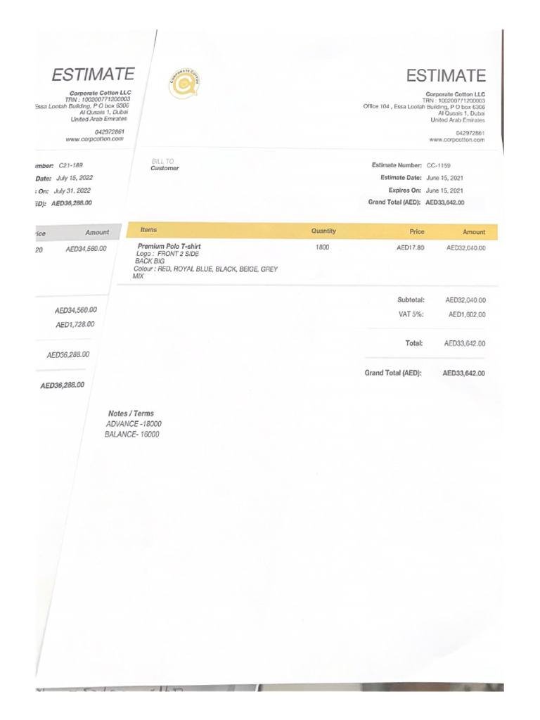 Estimate | PDF