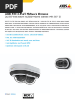 Datasheet Axis p3737 Ple Panoramic Camera en US 413348 (102934) | PDF ...
