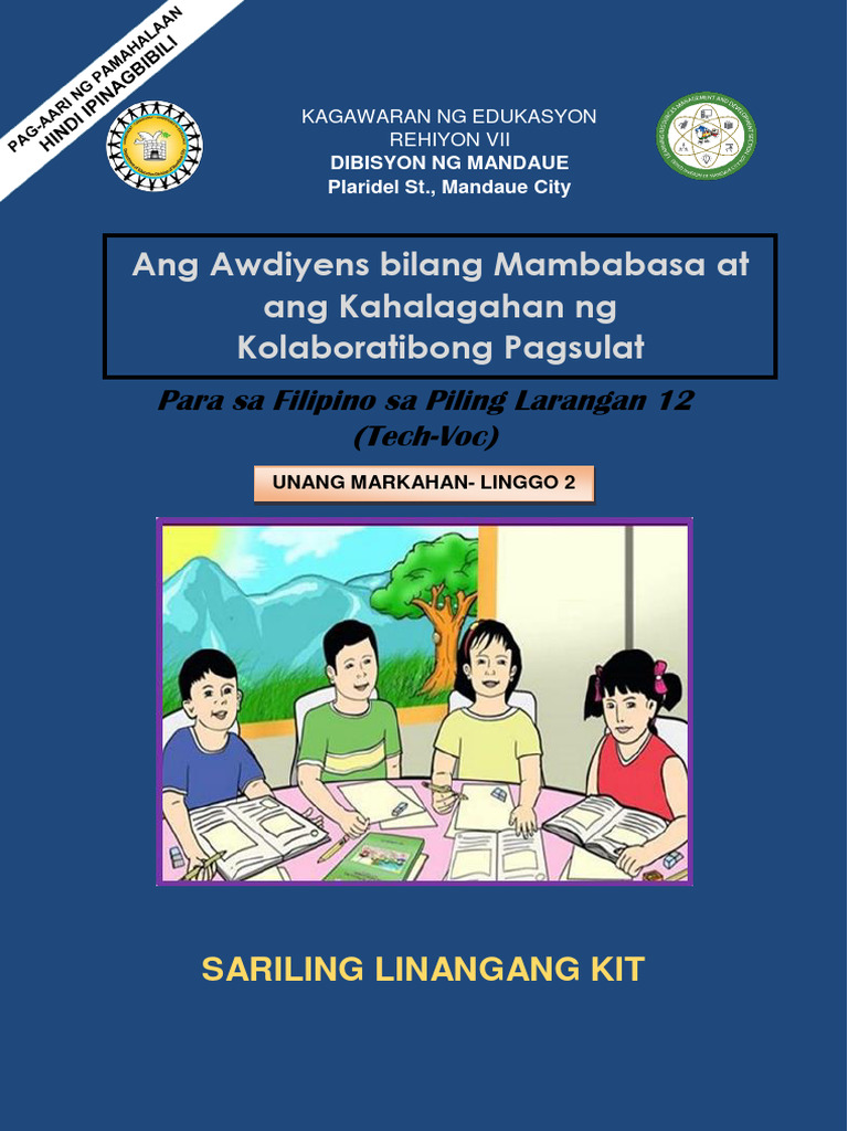 SLK Fil 12 Q1 Week 2 TECH-VOC | PDF
