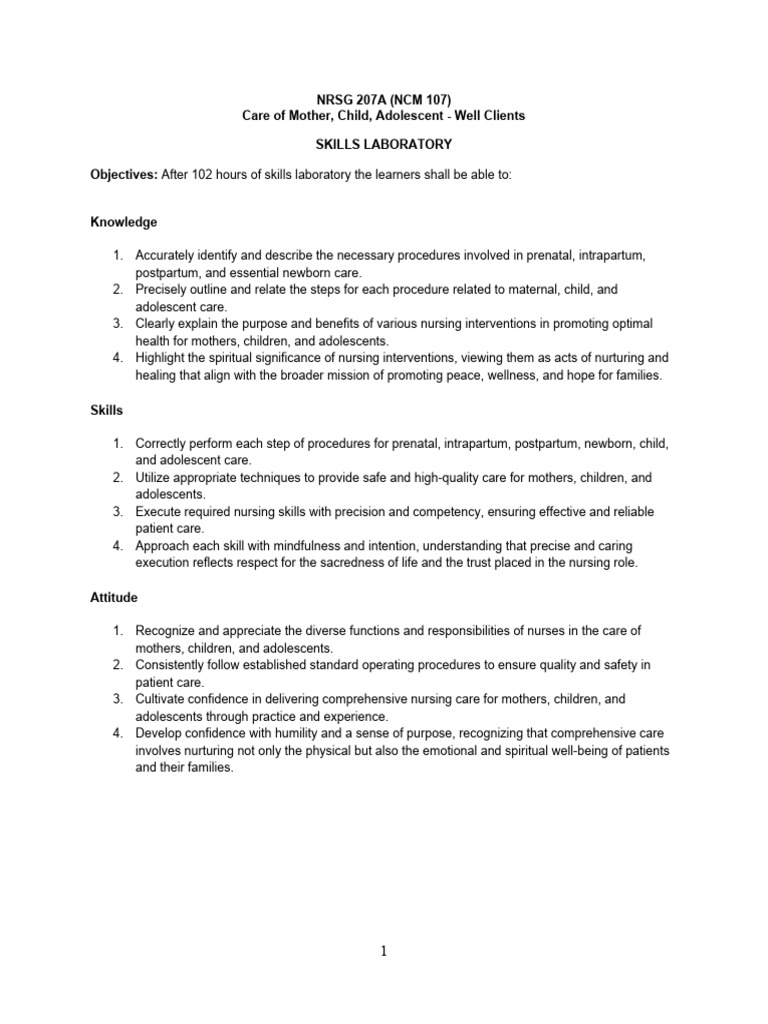 L2 Skills Lab Cmca 2024 2025 | PDF | Childbirth | Heart Rate