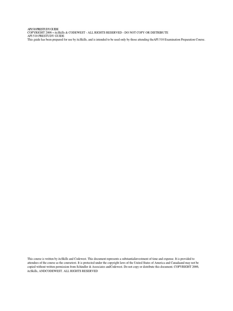 Api 510 | PDF | Test (Assessment) | Corrosion