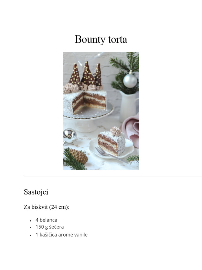 Bounty Torta | PDF