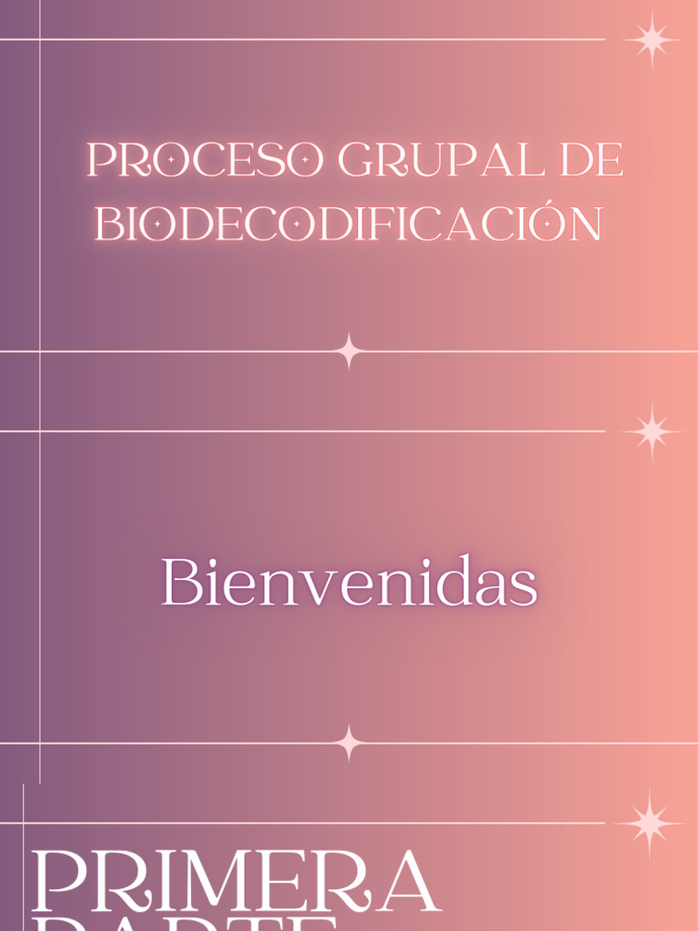 Proceso Grupal de Biodecodificación | PDF | Las emociones | Conceptos ...