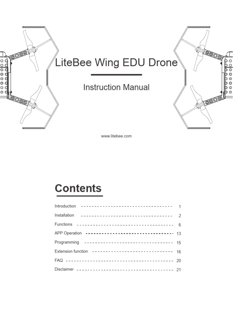 Drone Manual | PDF | Usb | Mobile App