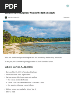 Analysis of "Gabu" by Carlos Angeles | PDF | Sea
