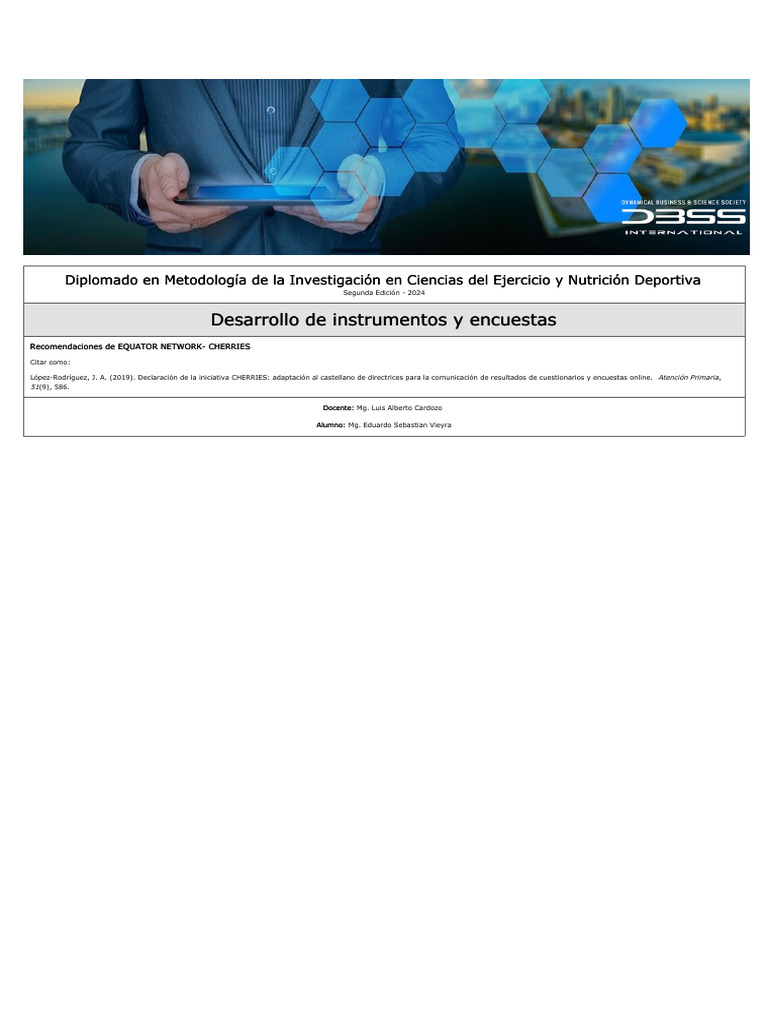 Recomendaciones de Equator Network Cherries 3838069890 | PDF | Metodología de encuesta ...