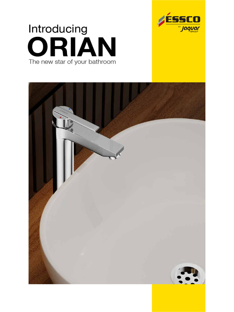 Essco_Orian_E-Brochure (7) | PDF | Tap (Valve) | Bathroom