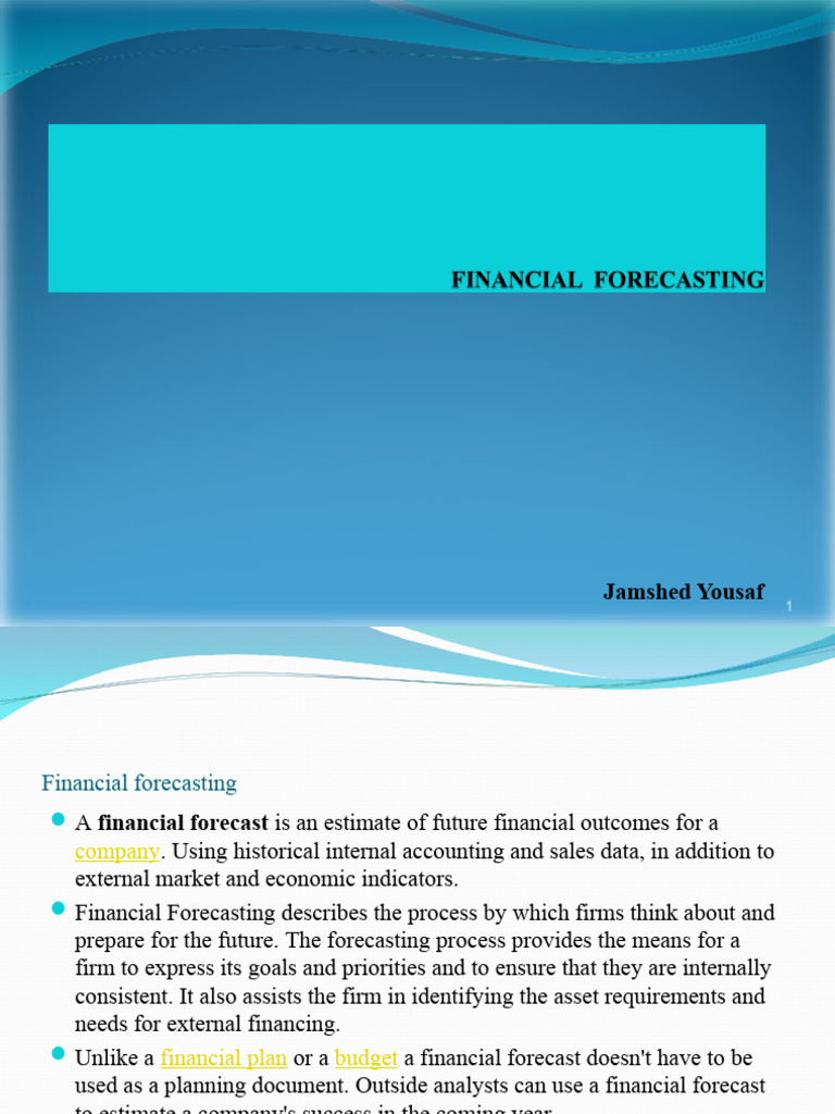 Financial Forecasting | PDF | Equity (Finance) | Expense