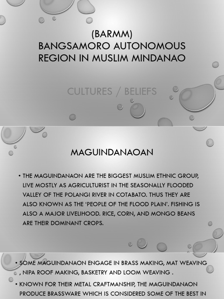 Barmm) - Tabar 1 | PDF