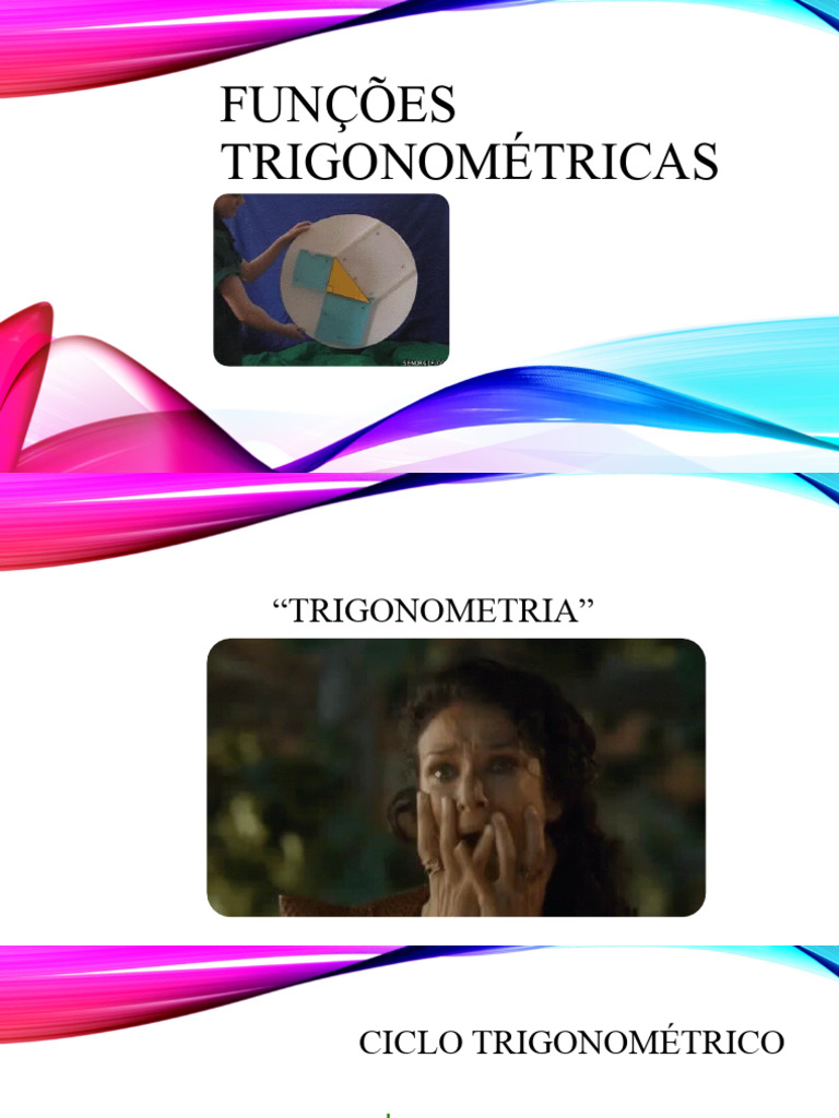 Funções Trigonométricas | PDF | Métodos e Materiais de Ensino