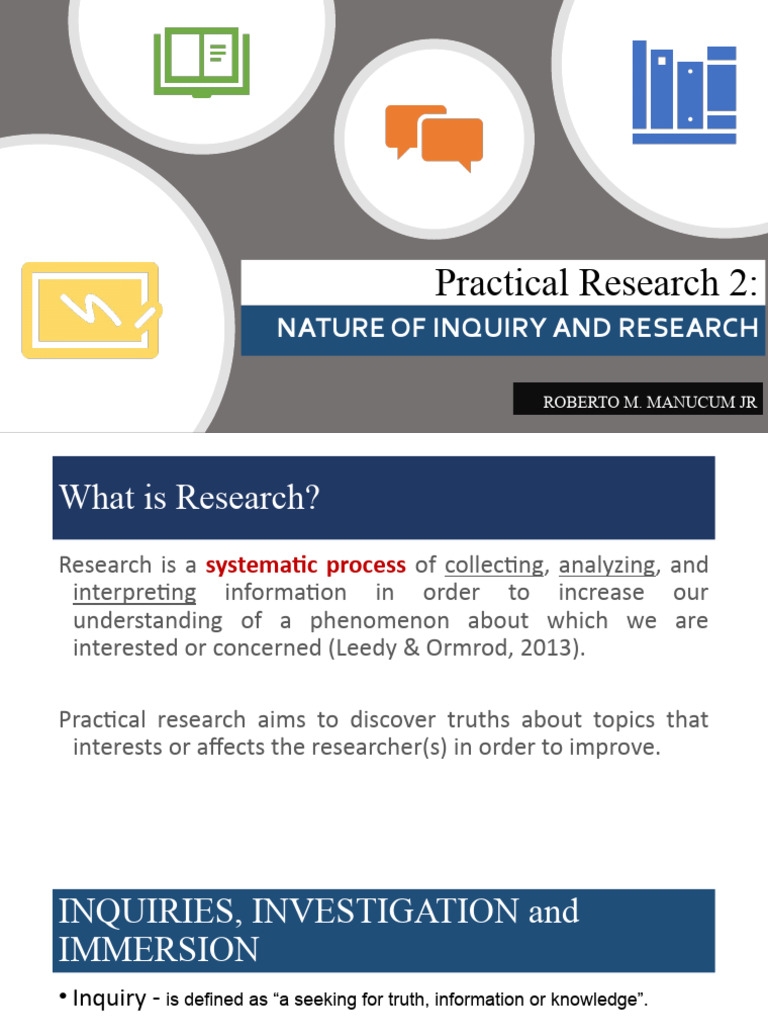 Nature of Inquiry and Research | PDF | Quantitative Research | Methodology