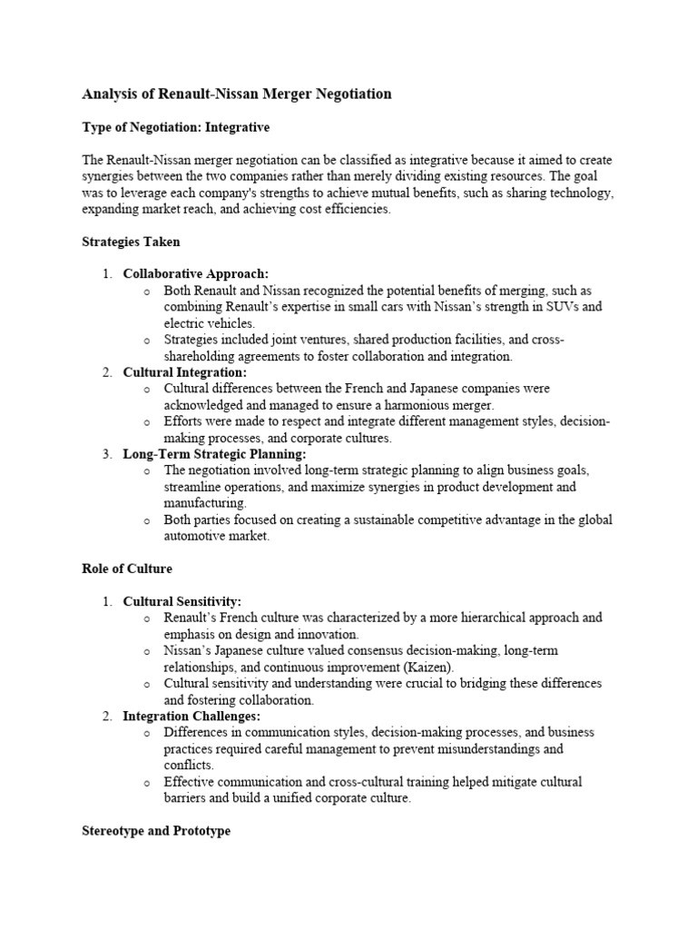 Negotiation 2 | PDF | Negotiation | Mergers And Acquisitions