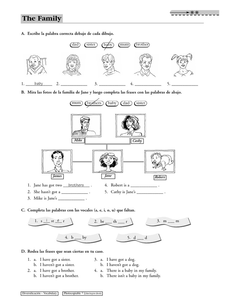Vocab - 01 - 02.the Family | PDF