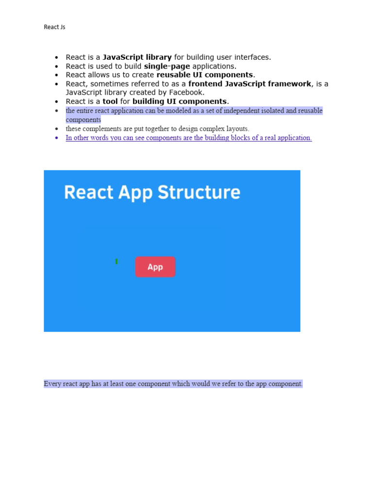 React Introduction | PDF | System Software | Web Software