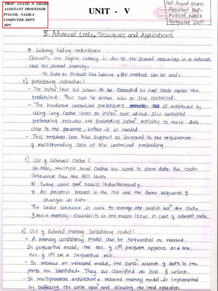 Final Hpc Unit V1 Pdf