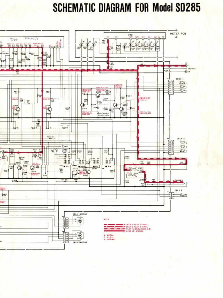 Marantz sd285 Schematic Diagram | PDF