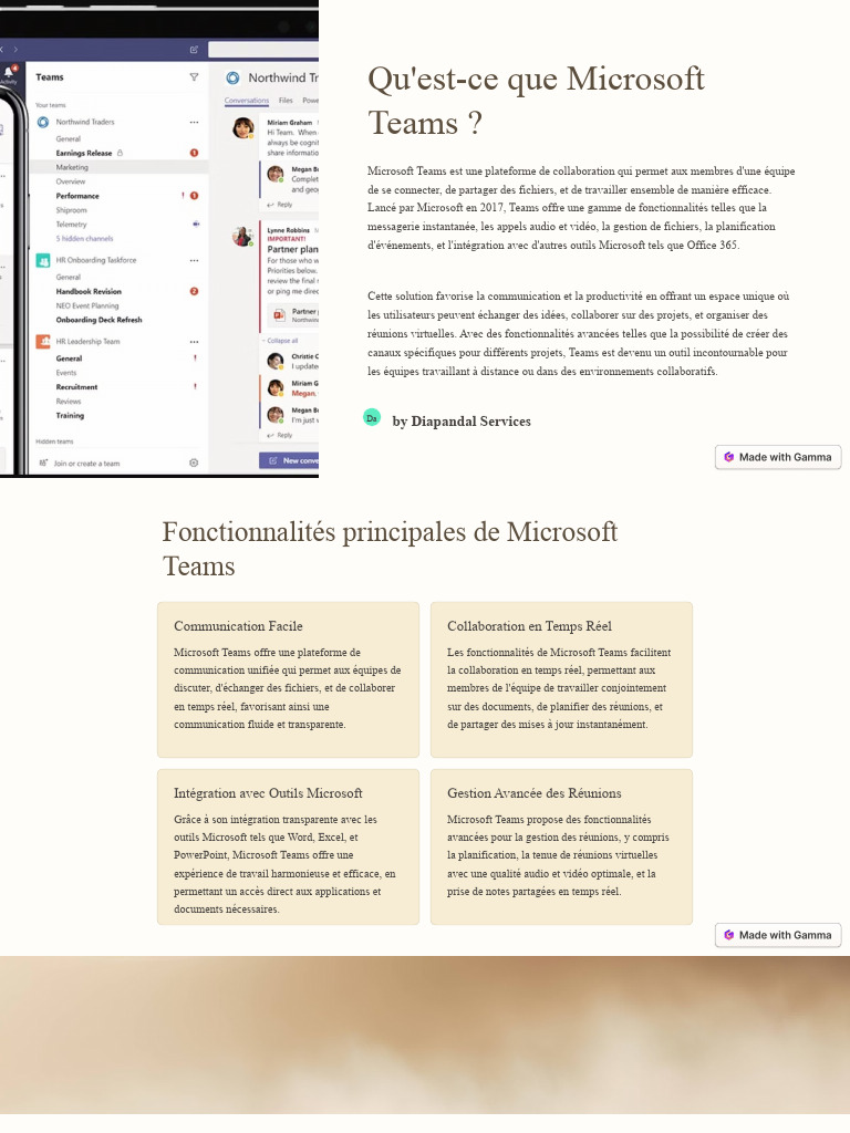 Quest Ce Que Microsoft Teams | PDF | Microsoft | Sécurité des systèmes d'information