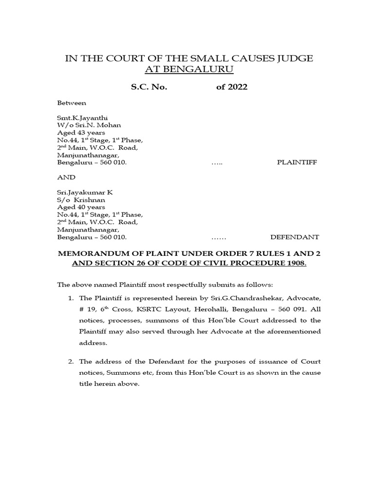 Eviction Suit | PDF | Leasehold Estate | Lawsuit