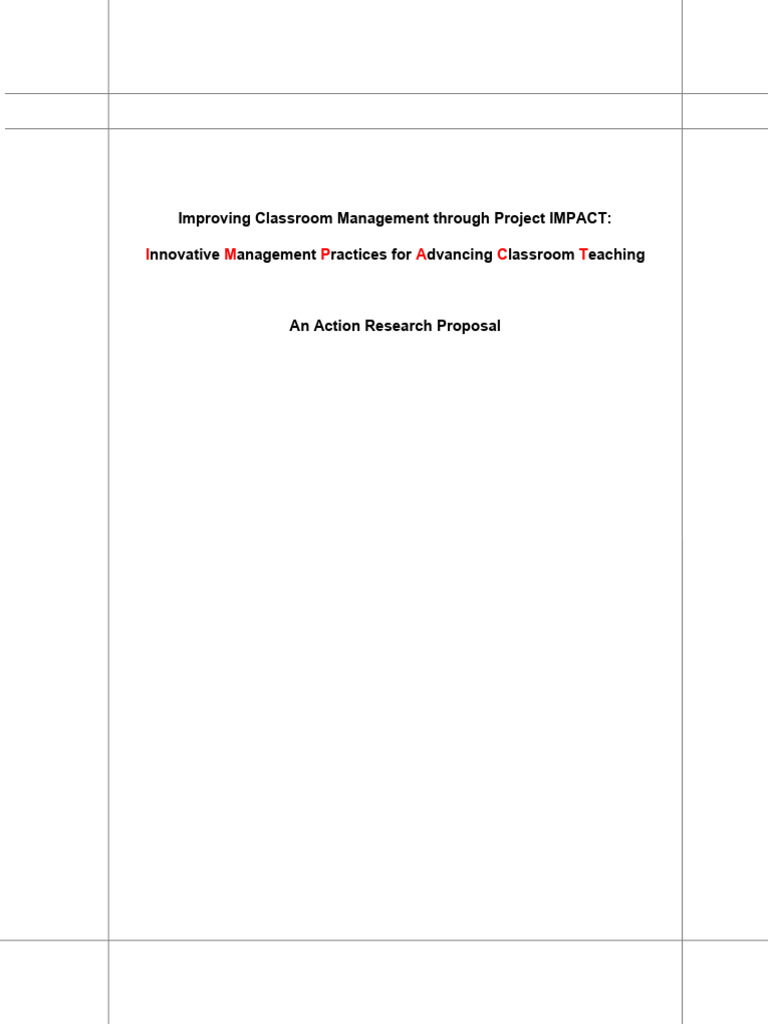 action research proposal Project IMPACT | PDF | Focus Group ... action research proposal Project IMPACT | PDF | Focus Group ...