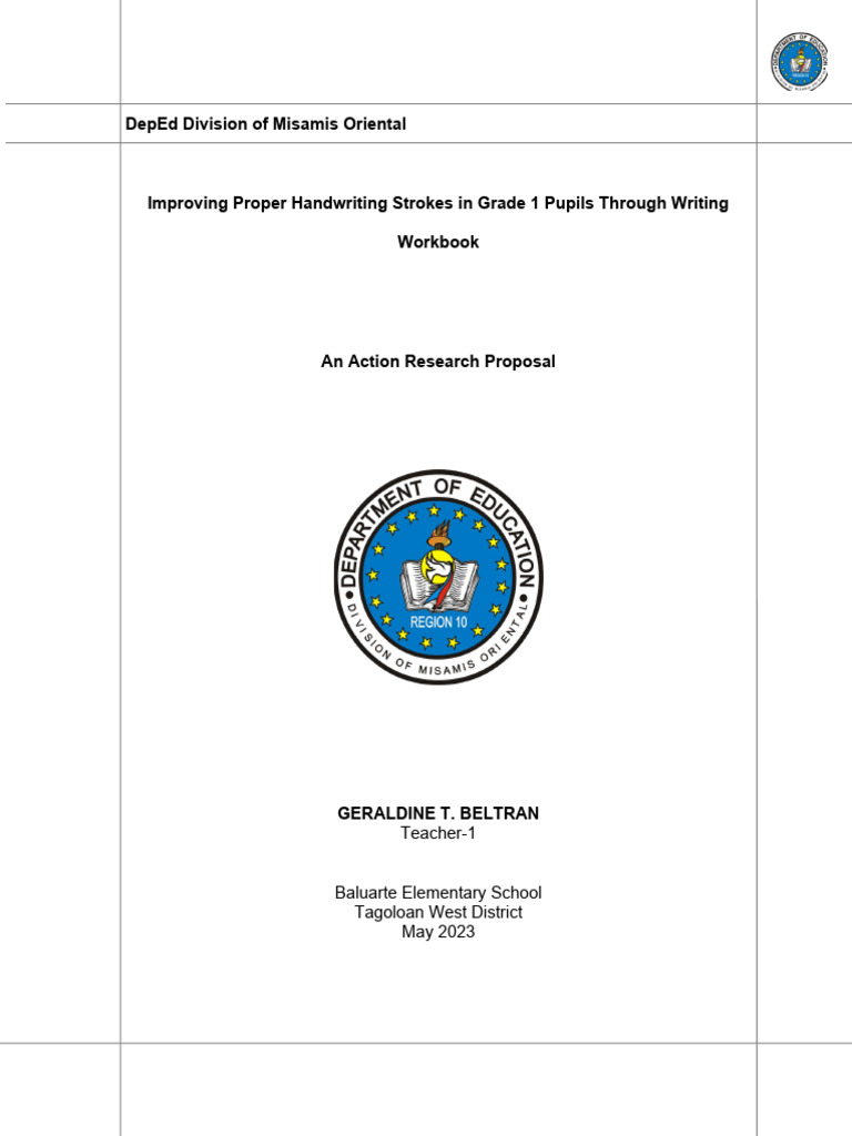 Final Action Research Proposal | PDF | Learning | Teachers