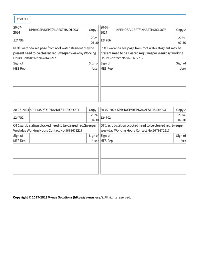 Print Requests Slip | PDF | Technology & Engineering