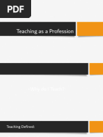 The Teaching Profession MODULE | PDF | Teachers | Learning