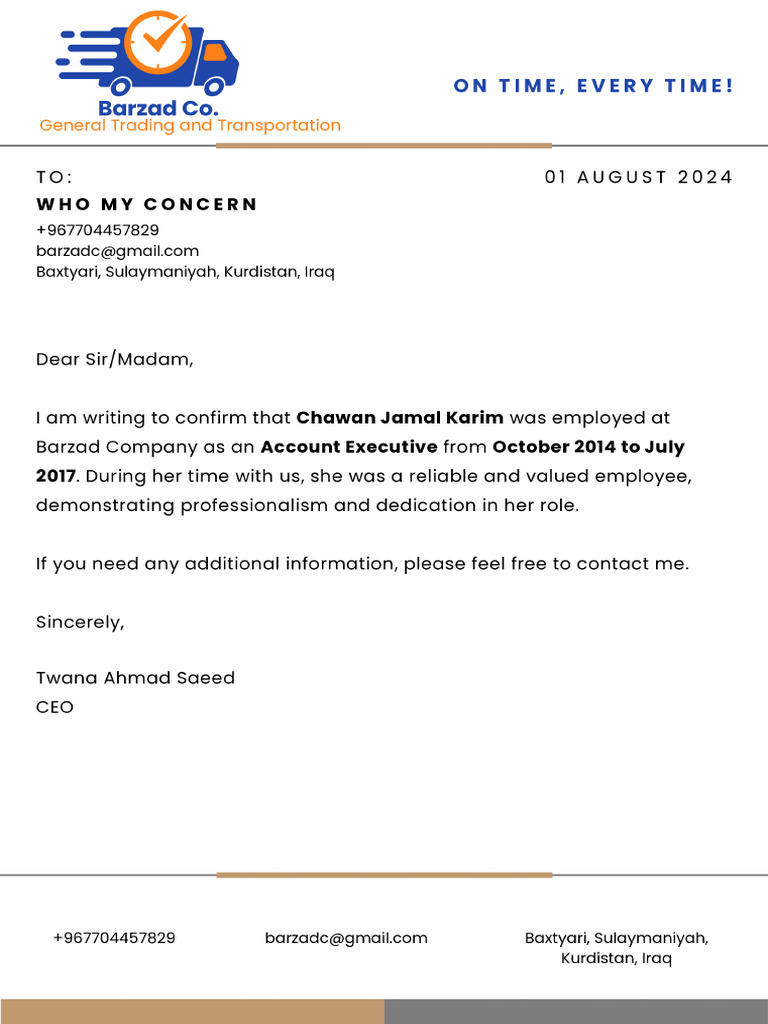 Green Grey Color Blocks Generic Letter of Recommendation | PDF