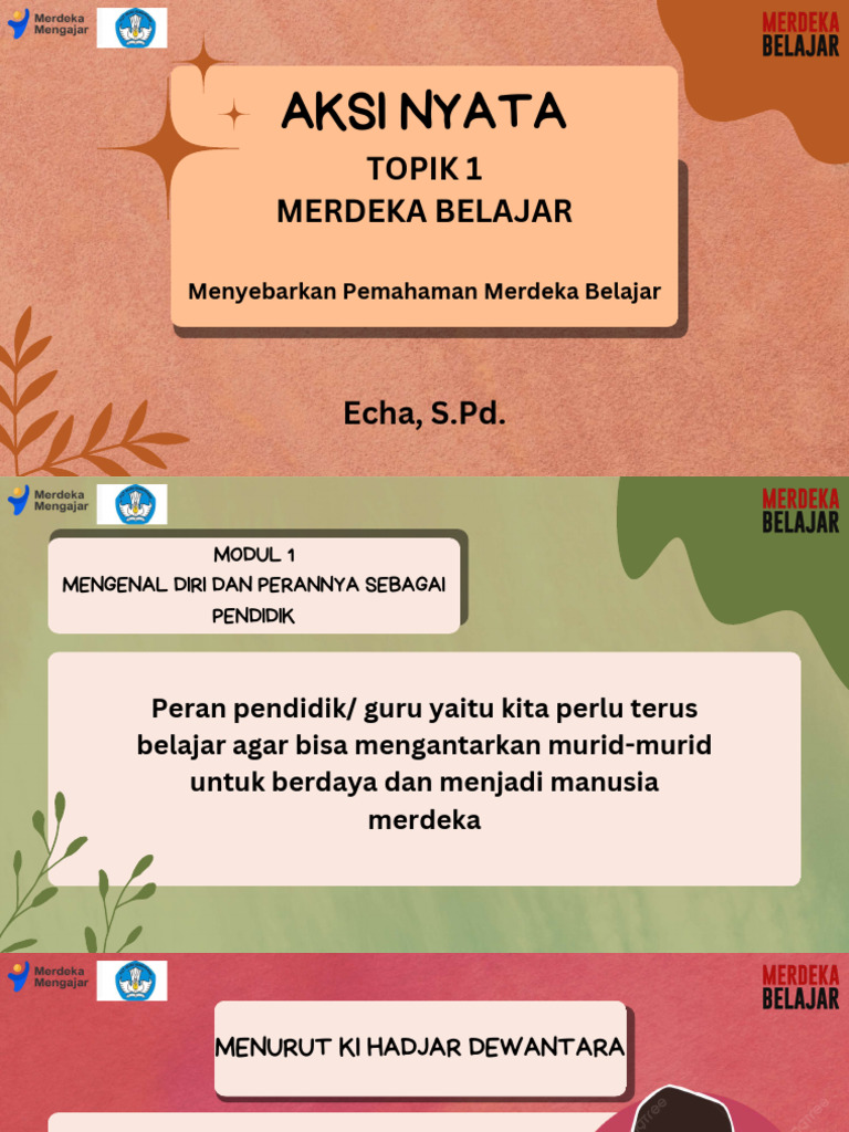 Aksi Nyata Echa - Compressed | PDF